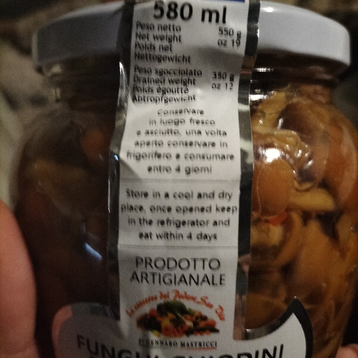 Funghi Chiodini alla Pizzaiola from Le Conserve del Podere San Vito ...