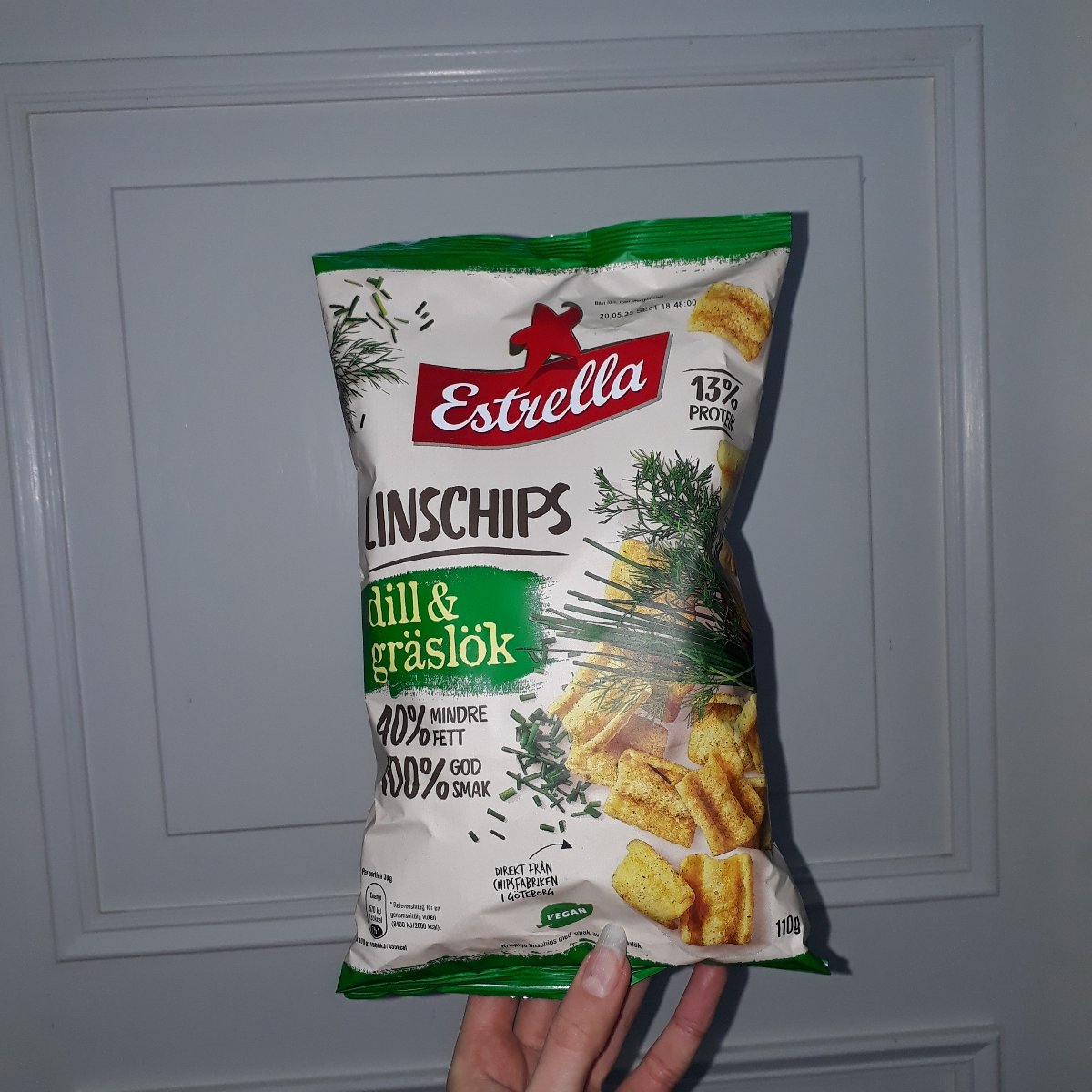 Linschips Dill & Gräslök from Estrella - Vegan Product Reviews ...