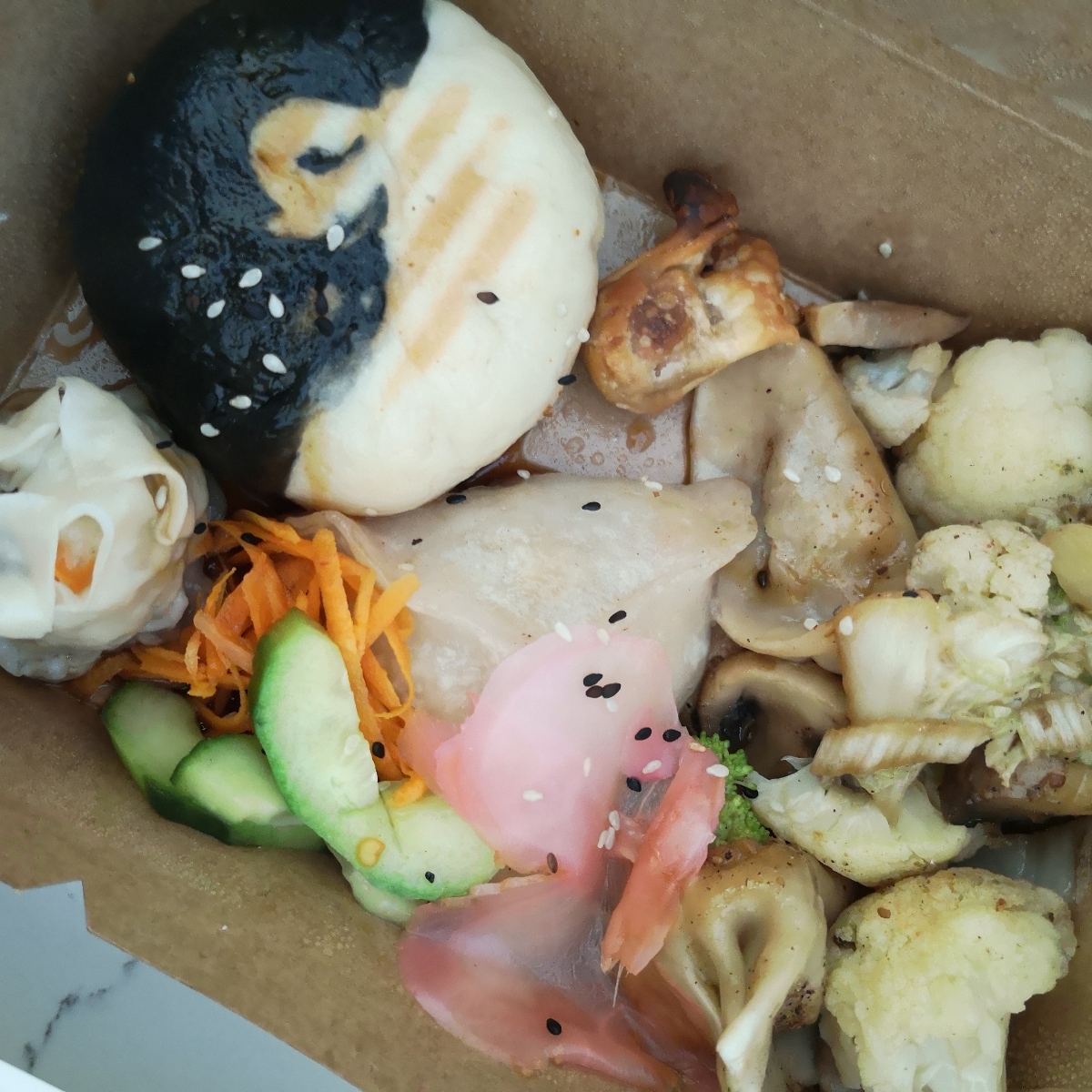 Dim Sum Combo at O’ways Nigiro Teacafe, Cape Town - Vegan Dish Reviews ...