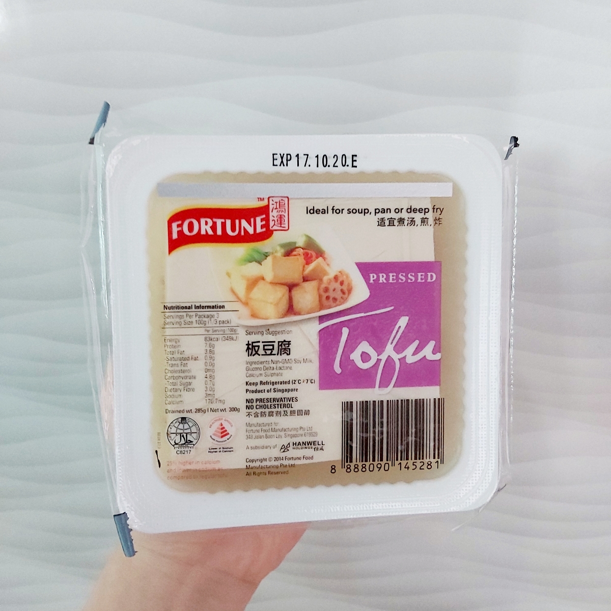 Pressed Tofu from Fortune Food - Vegan Product Reviews & Ratings | abillion