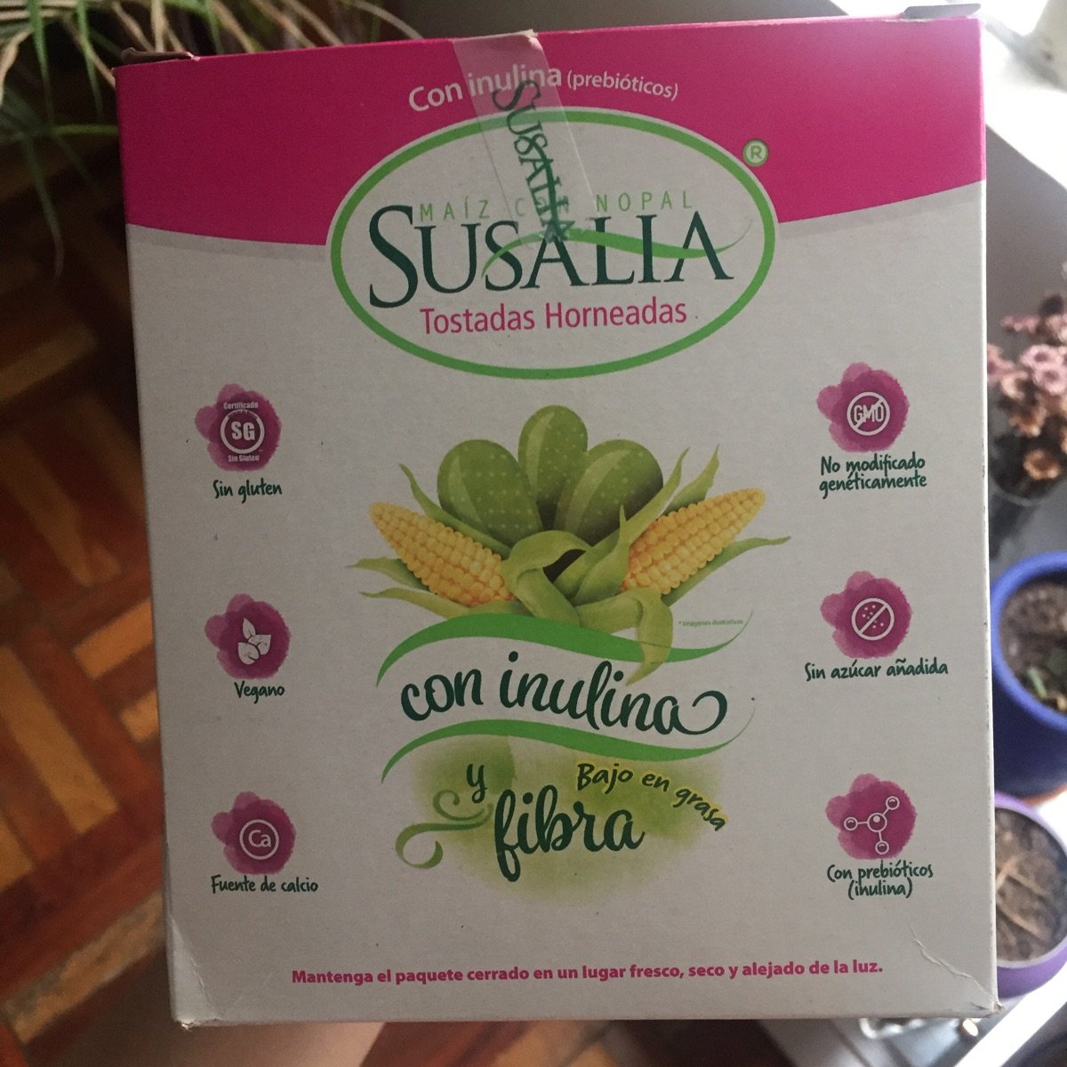 Chía & Linaza Tostadas horneadas con maíz de Nopal from Susalia - Vegan ...