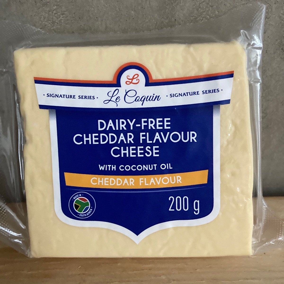 Dairy Free Cheddar Flavor Cheese with Coconut Oil & Sunflower Seed Oil ...