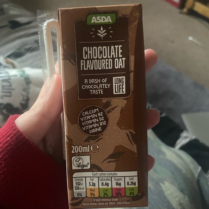 ASDA Chocolate flavoured oat drink Review | abillion