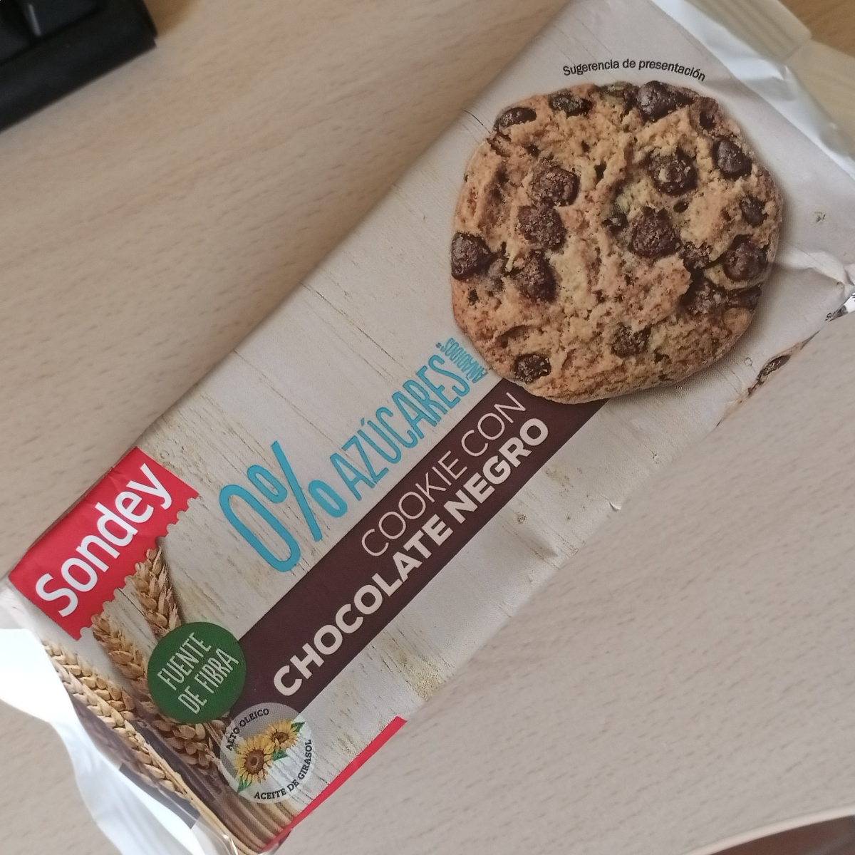 Cookie con Chocolate Negro from Sondey - Vegan Product Reviews ...