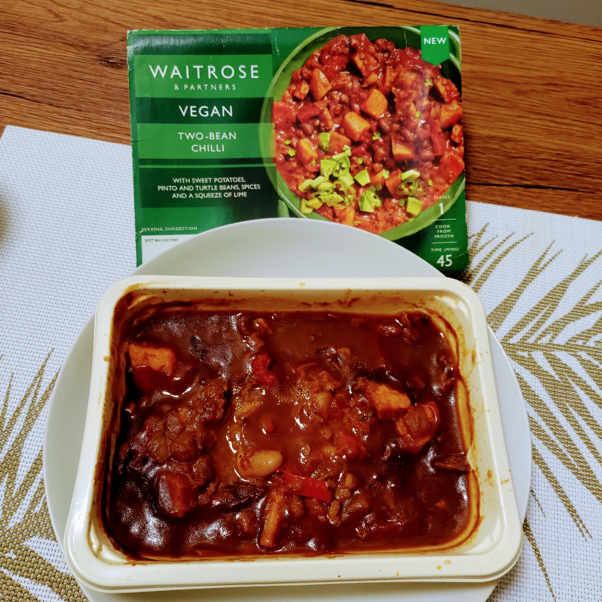 Two-Bean Chilli from Waitrose - Vegan Product Reviews & Ratings | abillion