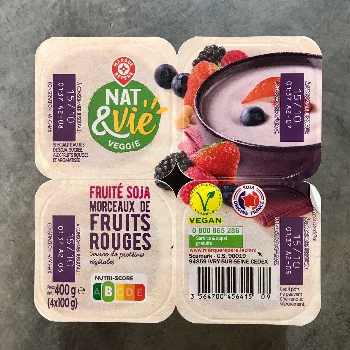 Leclerc Fruité Soja Morceaux de Fruits Rouges Reviews | abillion