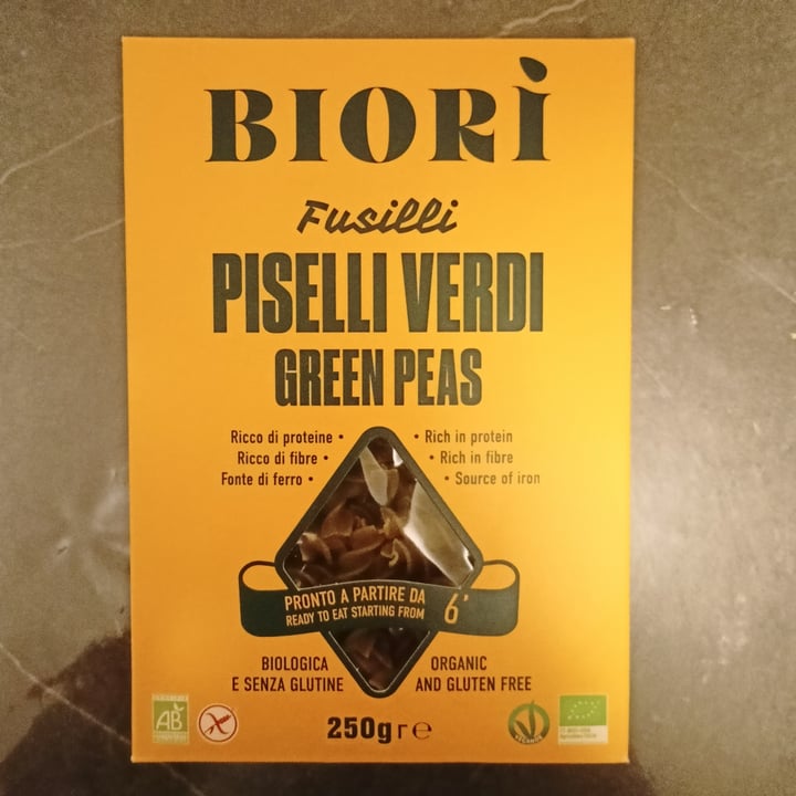 Biori Fusilli Piselli Verdi Green Peas Review | abillion