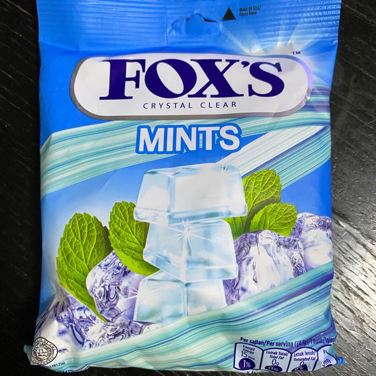 Crystal Clear Mints from Fox's - Vegan Product Reviews & Ratings | abillion