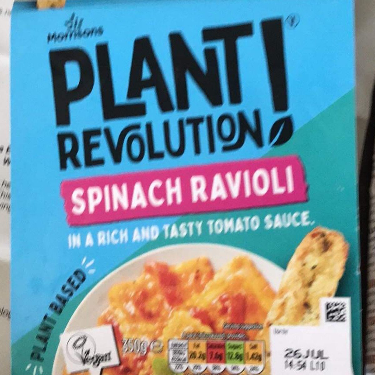 Spinach Ravioli from Morrisons plant revolution - Vegan Product Reviews ...