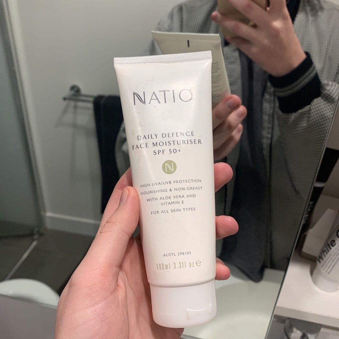 Daily Defence Face Moisturiser SPF 50+ from Natio - Vegan Product Reviews & Ratings | abillion
