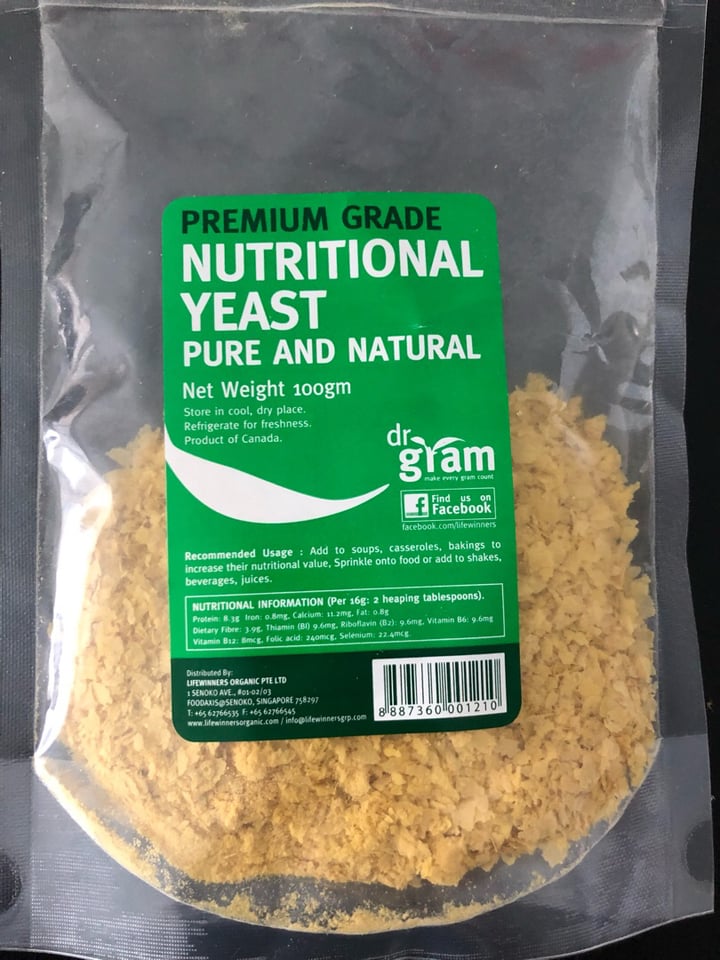 Dr Gram Nutritional Yeast Review | abillion