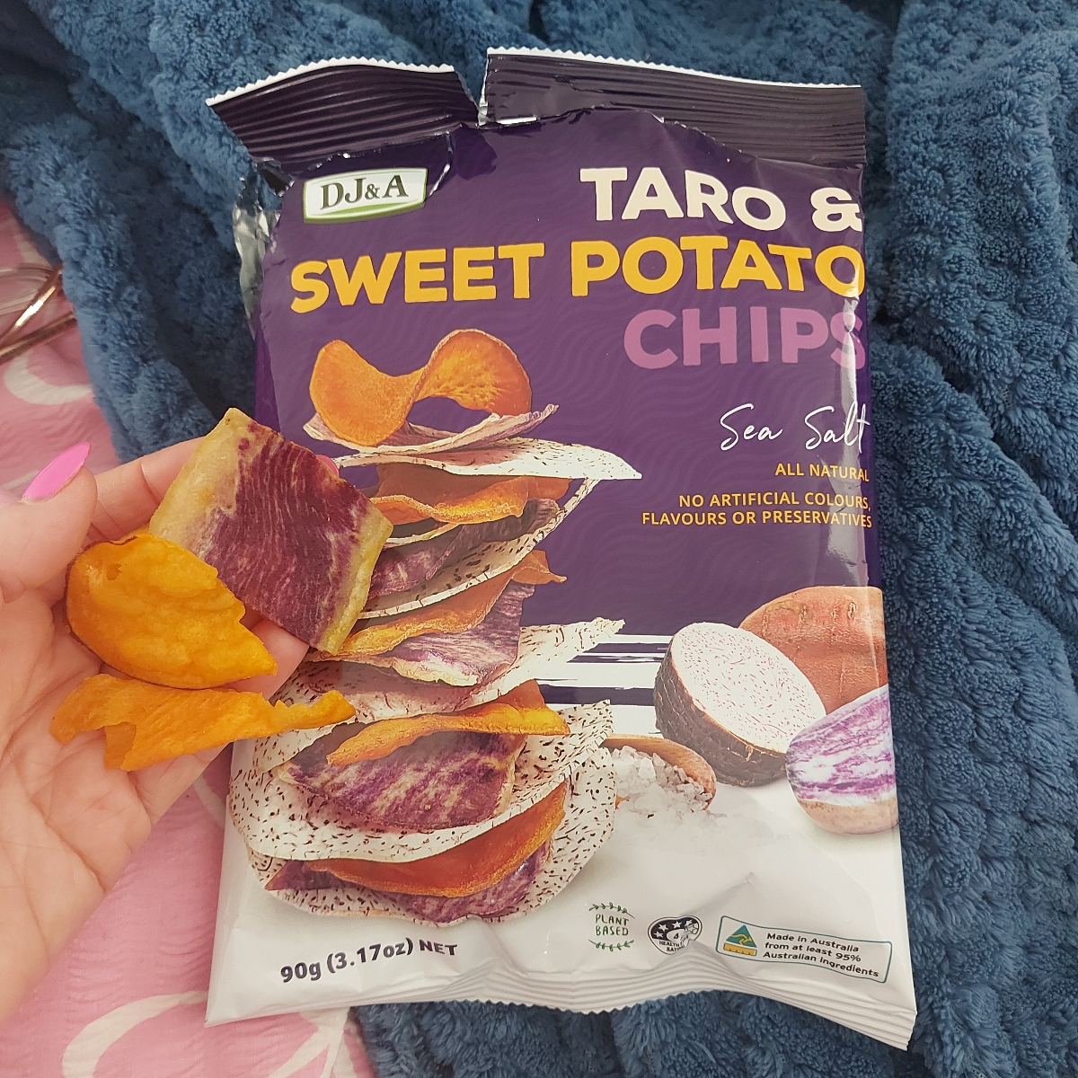 Taro and Sweet Potato Chips from DJ&A - Vegan Product Reviews & Ratings ...