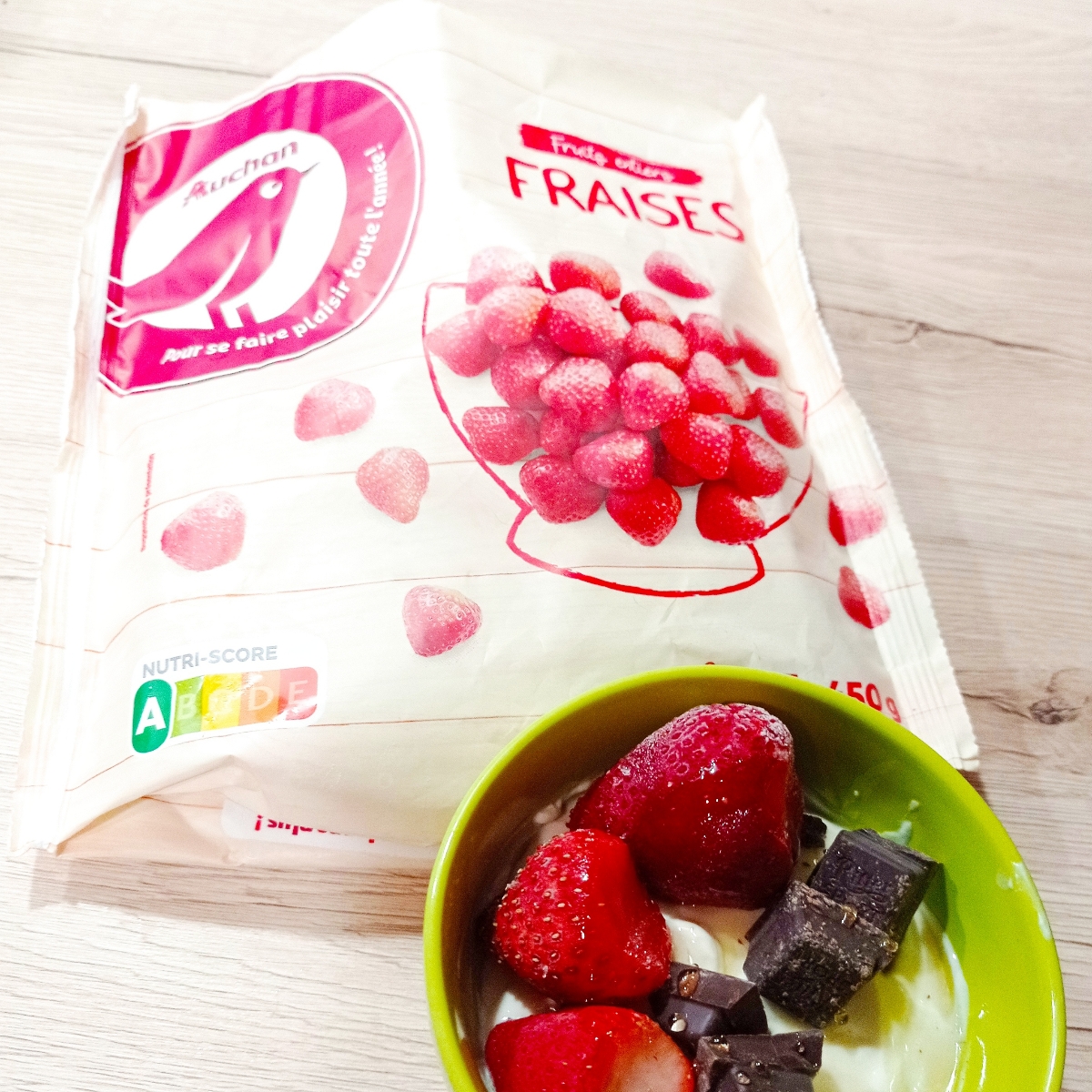 Fruits entiers : fraises from Auchan - Vegan Product Reviews & Ratings ...