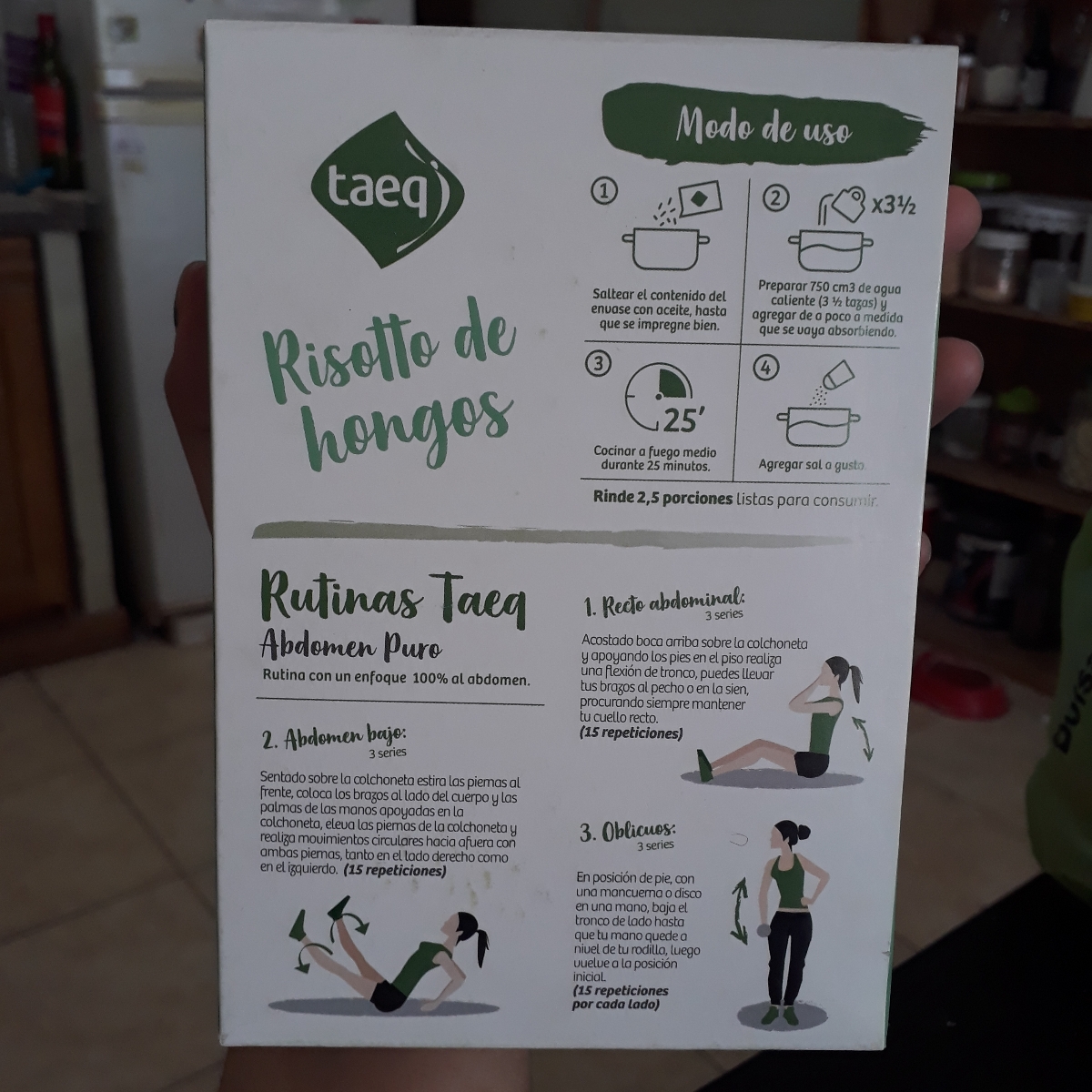Risotto De Hongos from Taeq - Vegan Product Reviews & Ratings | abillion