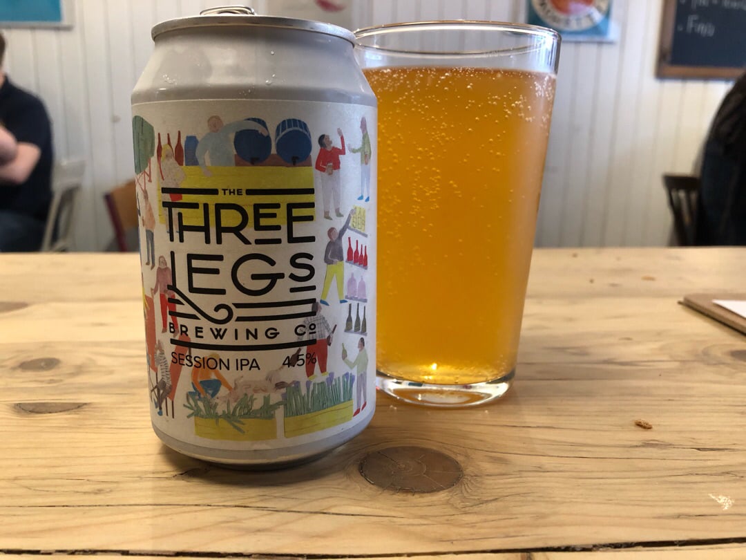 Session IPA from The Three Legs Brewing Co - Vegan Product Reviews ...
