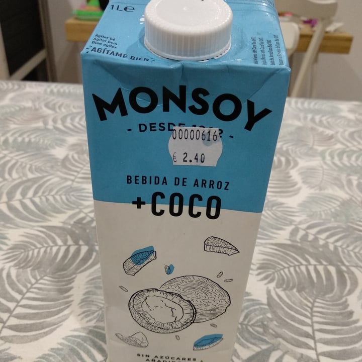 Monsoy Bebida De Arroz + Coco Review | abillion