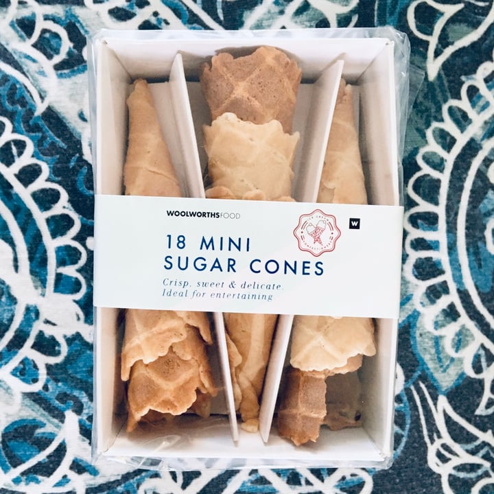 Woolworths Food Mini Sugar Cones Review | abillion