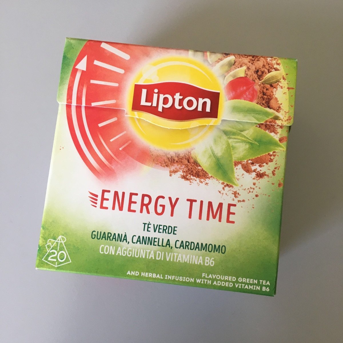 Lipton Energy Time (green Tea, Guaranà, Cinnamon, Cardamom) from Lipton ...