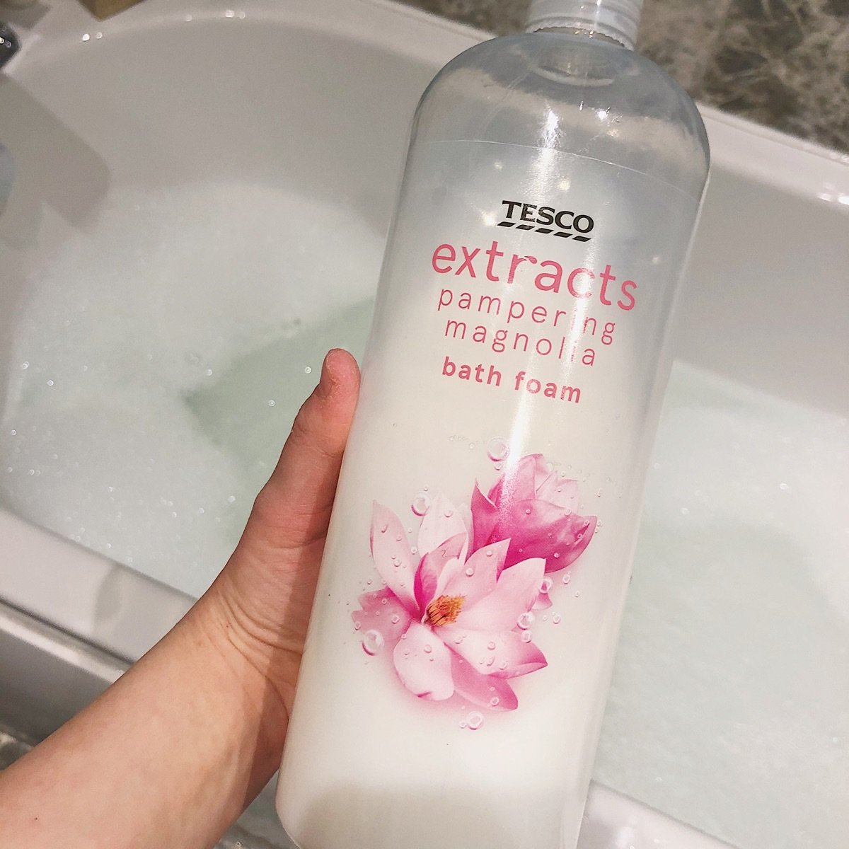 Pampering Magnolia Bath Foam from Tesco - Vegan Product Reviews ...