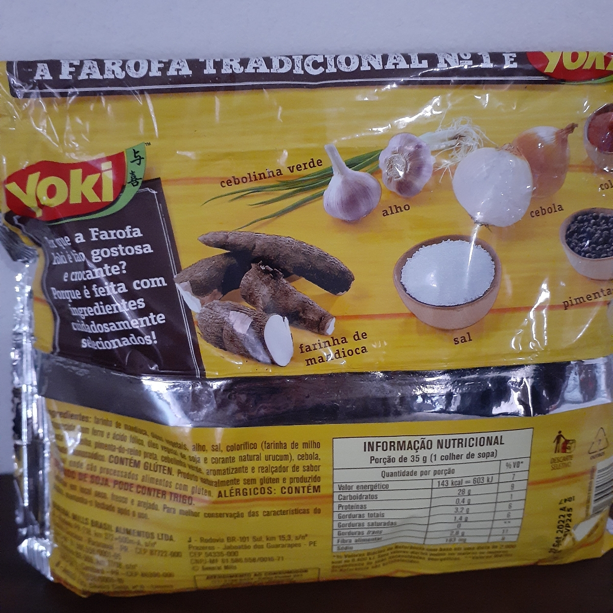 Farofa tradicional Yoki from Farofa tradicional Yoki - Vegan Product ...