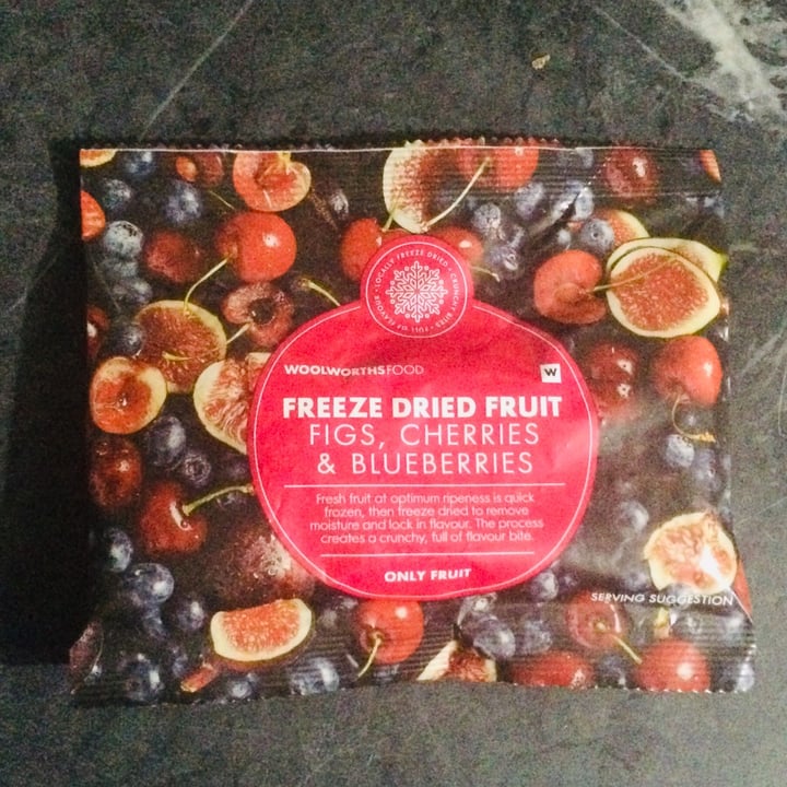 Woolworths Food Freeze Dried Fruit Figs, Cherries & Blueberries Review ...