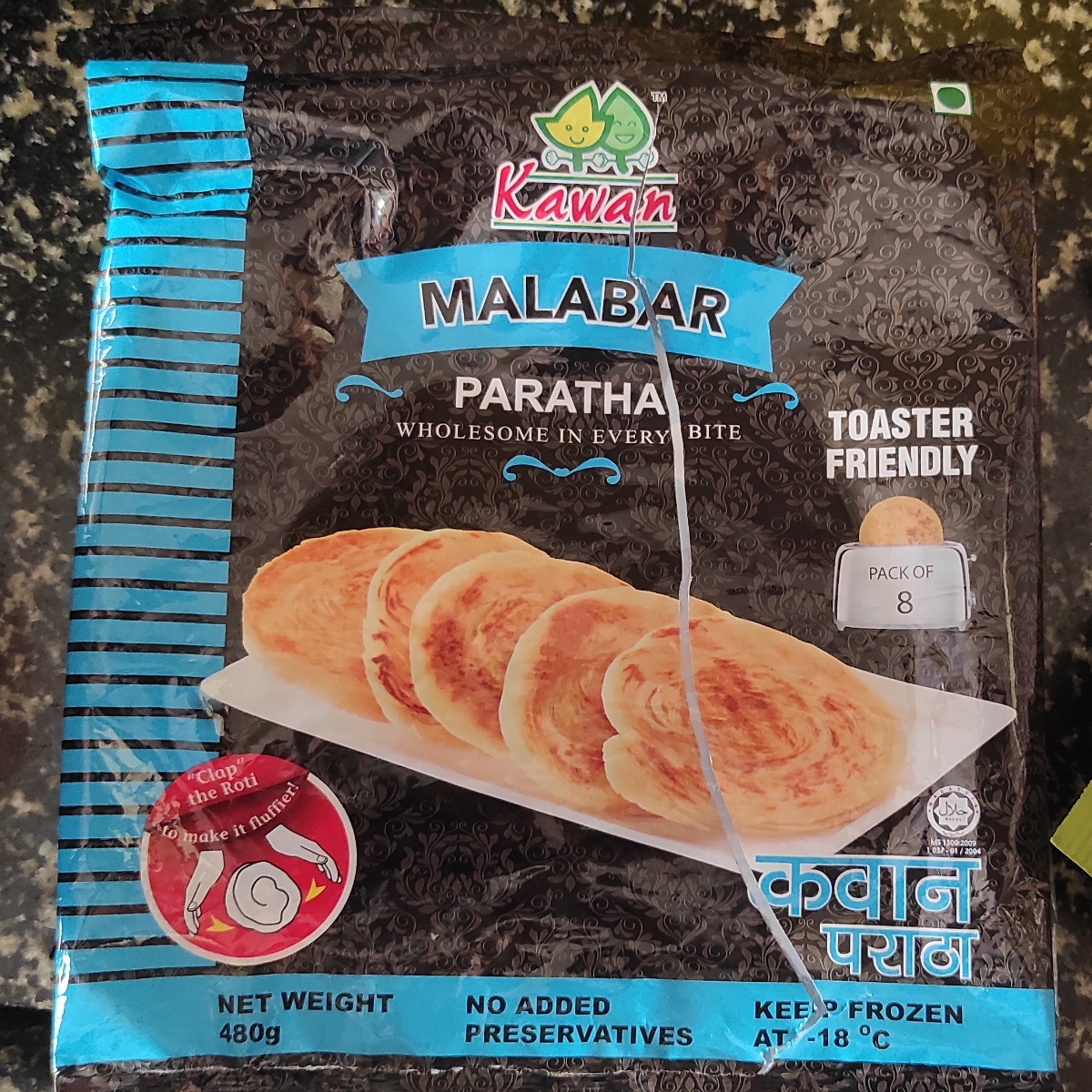 Malabar Paratha from Kawan - Vegan Product Reviews & Ratings | abillion