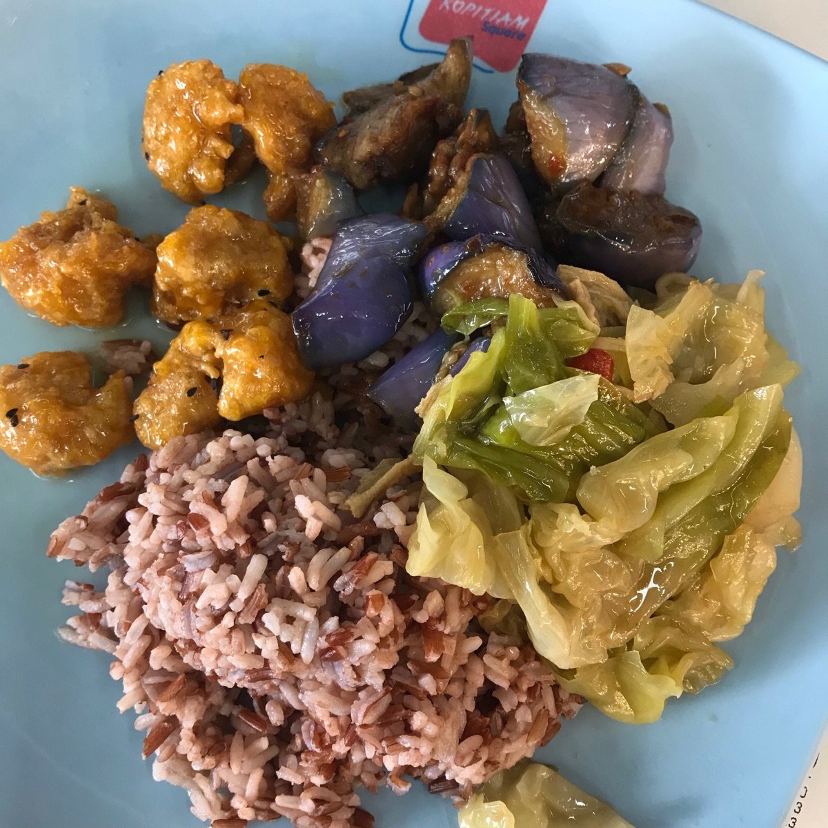 Economic Rice at Kopitiam Square, Singapore - Vegan Dish Reviews ...