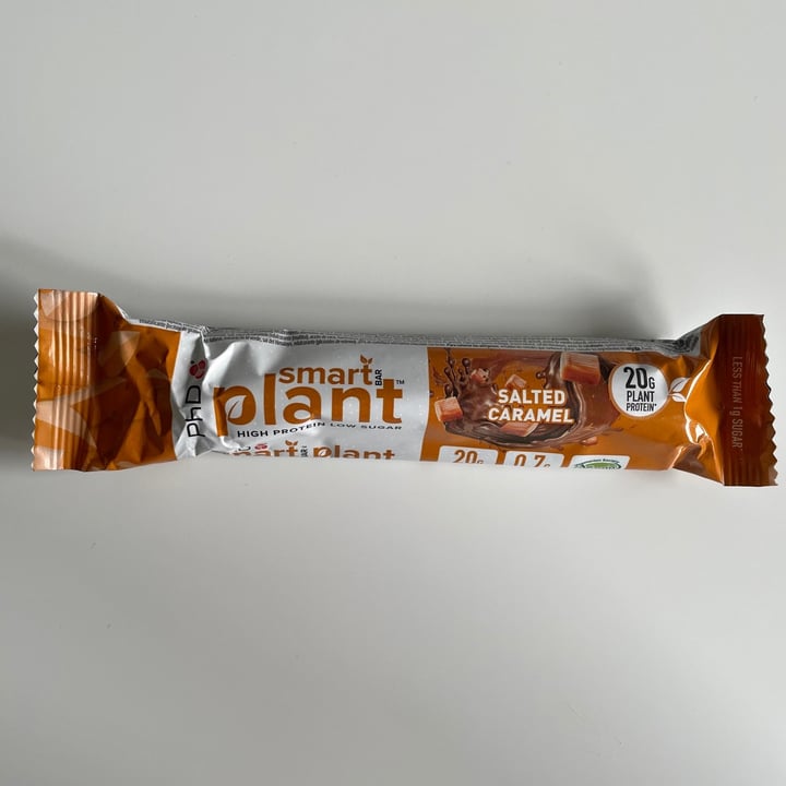 Phd smart plant Salted Caramel Protein Bar Review | abillion