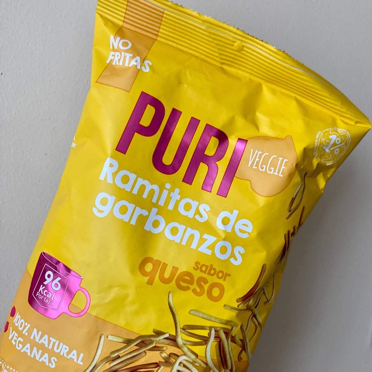 Ramitas de garbanzo sabor queso from Puri Pop - Vegan Product Reviews ...