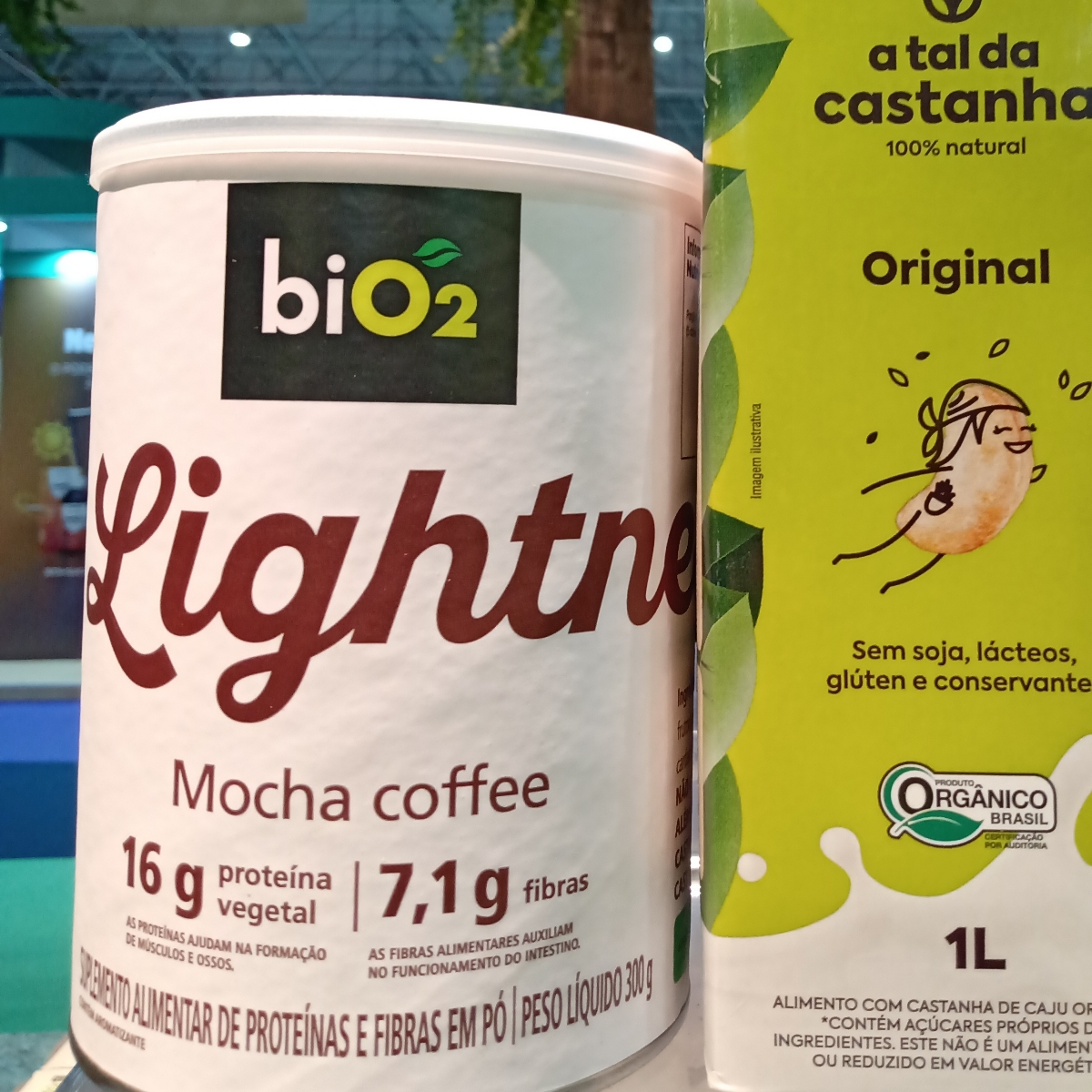 biO2 Lightness Suplemento Vegetal Proteína e Fibras Sabor Mocha Coffee ...