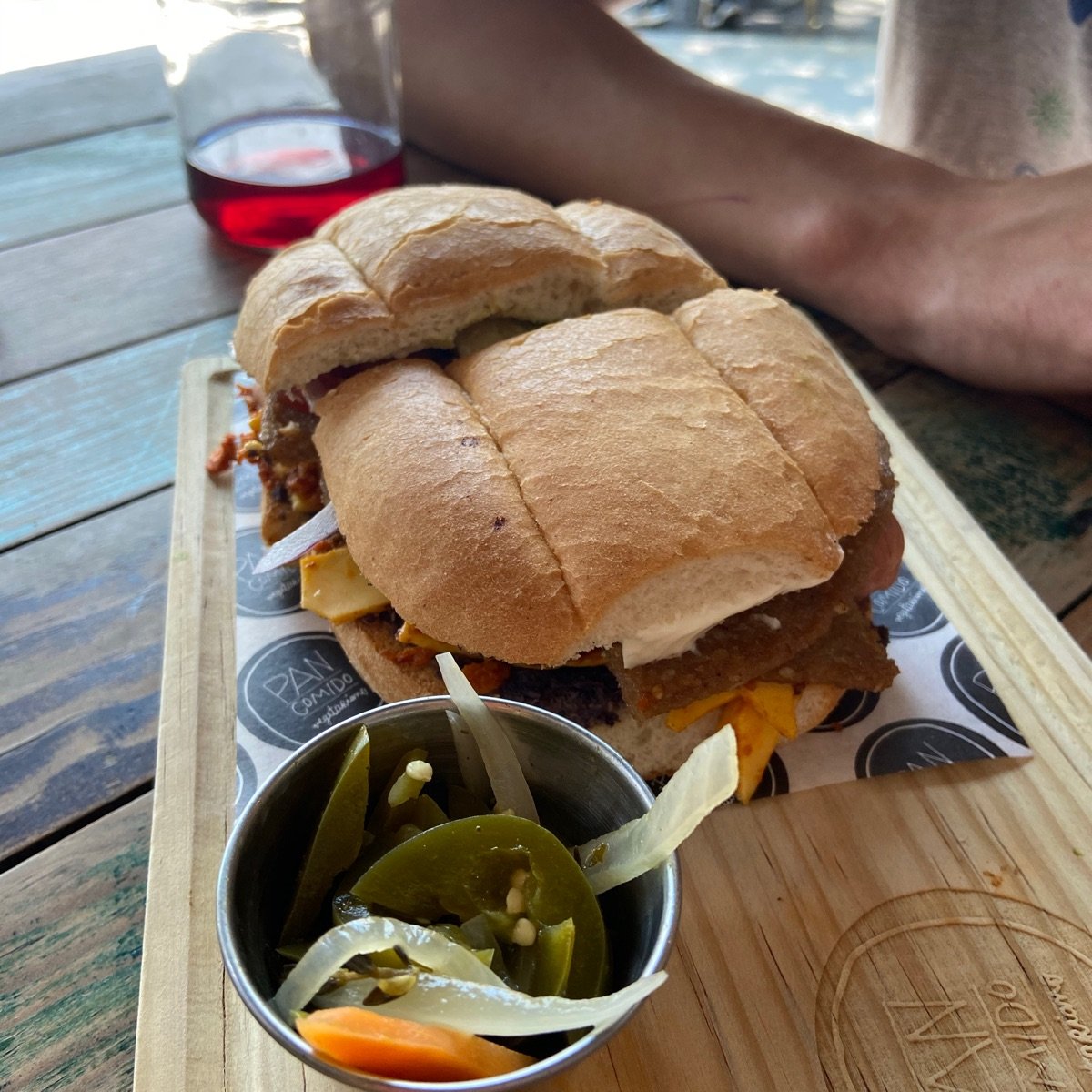 Torta Juana la cubana at Pan Comido, Mexico City - Vegan Dish Reviews ...