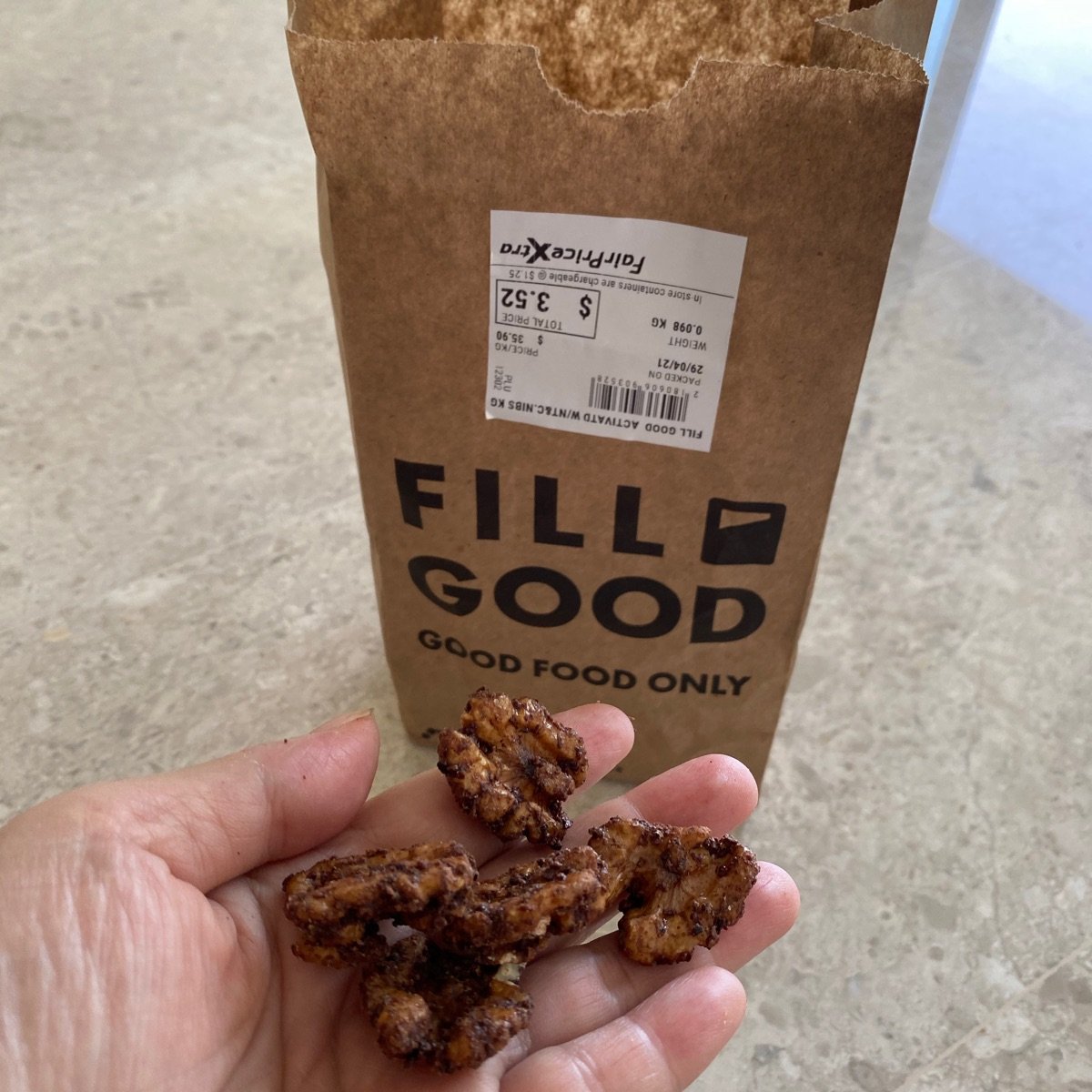 Walnut & C.nibs from Fill good - Vegan Product Reviews & Ratings | abillion