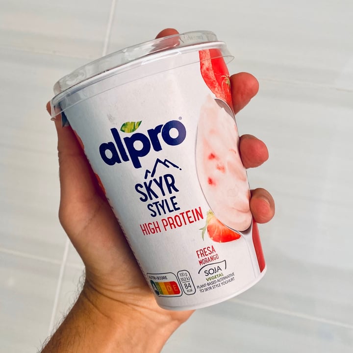 Alpro Fresa Morango Soja Skyr Style High Protein Review | abillion