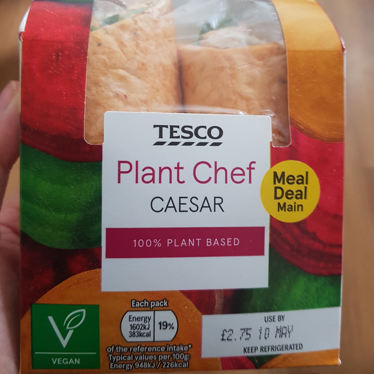 Caesar Wrap from Tesco Plant Chef - Vegan Product Reviews & Ratings ...