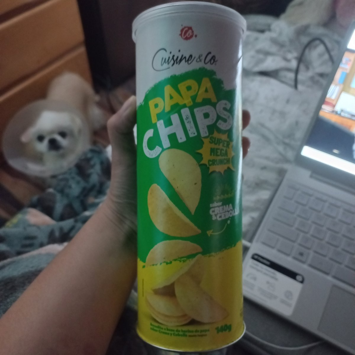 Papa chips Sabor Crema Y Cebolla from Cuisine & Co - Vegan Product ...