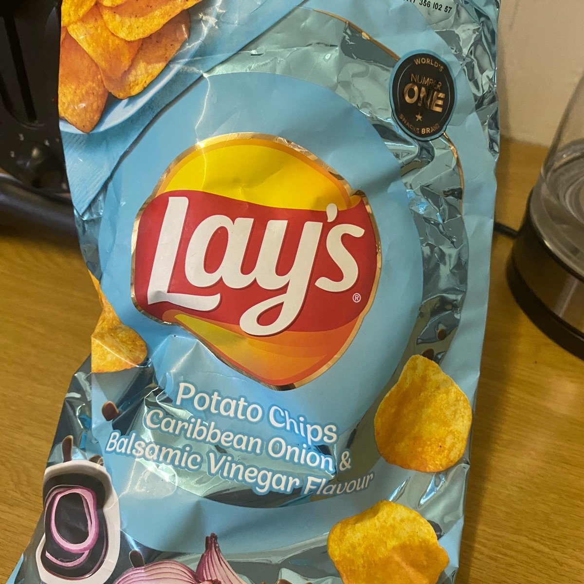 Potato Chips Caribbean Onion and Balsamic Vinegar Flavour from Lay's - Vegan Product Reviews ...