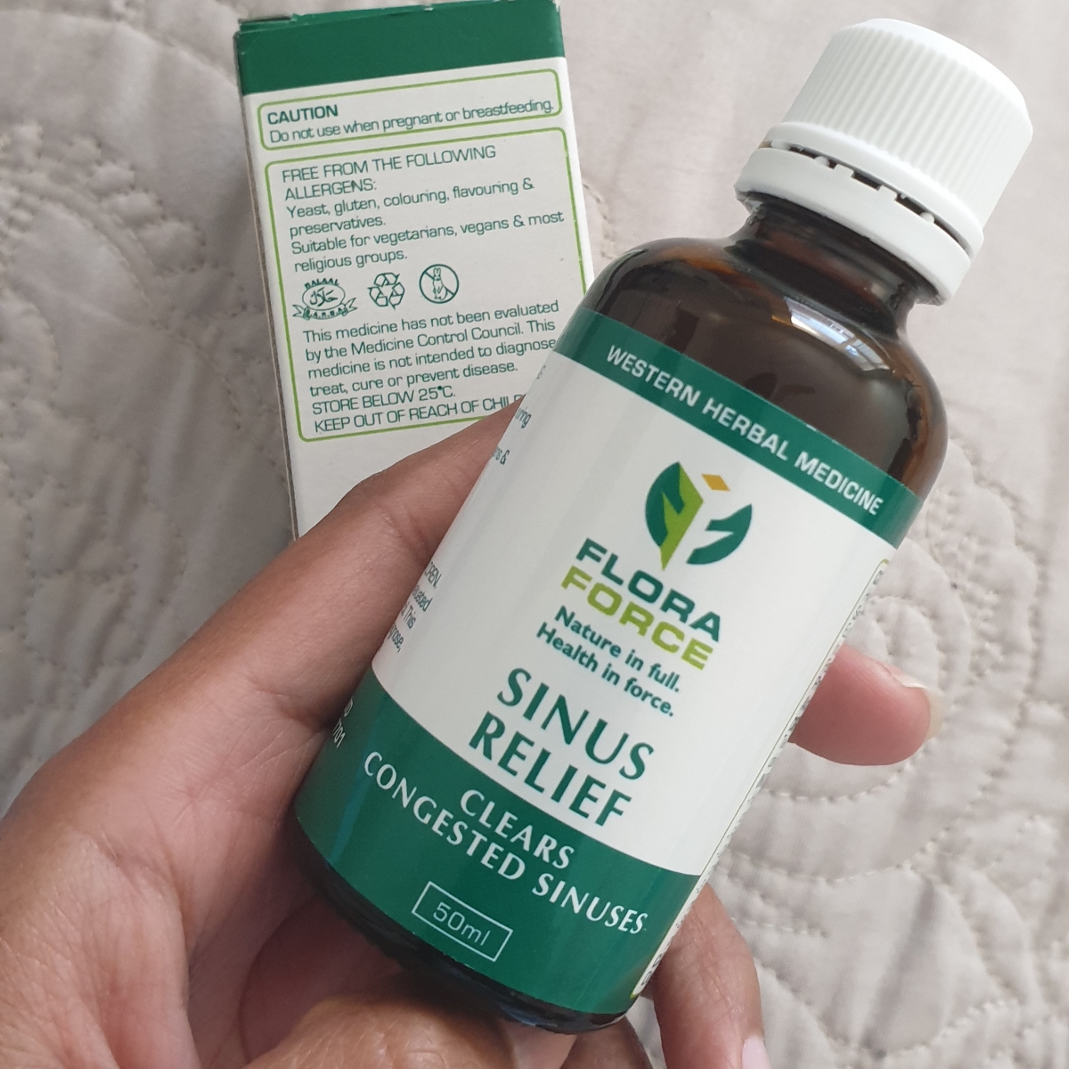 Sinus Relief from Flora force - Vegan Product Reviews & Ratings | abillion
