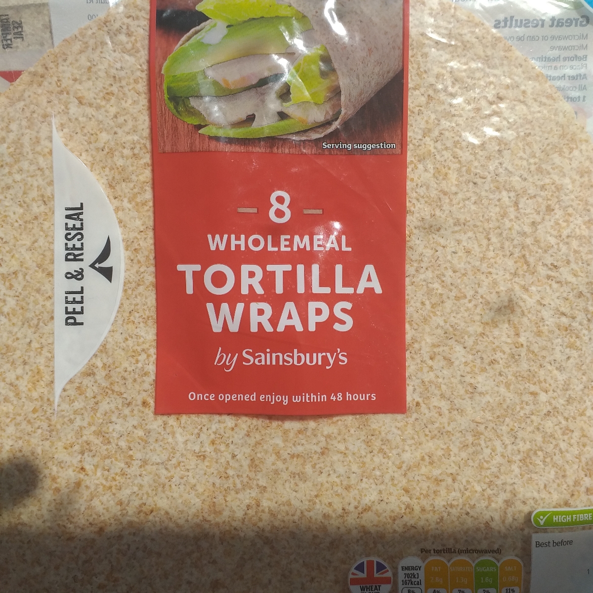 Wholemeal Tortilla Wraps from Sainsbury's - Vegan Product Reviews ...
