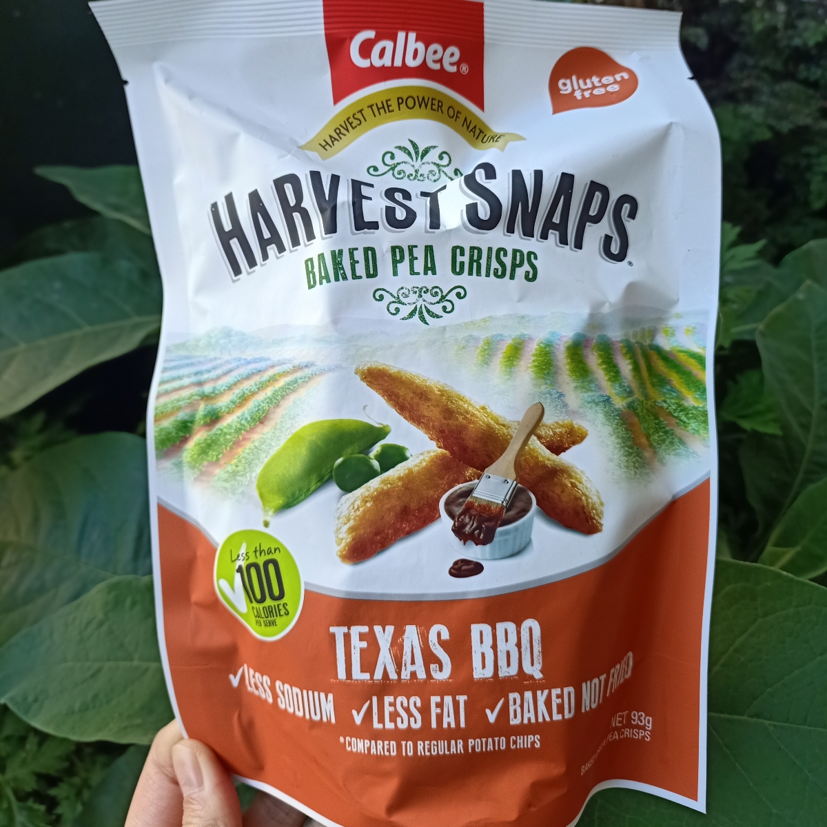 Baked Pea Crisps Texas BBQ from Harvest Snaps - Vegan Product Reviews ...