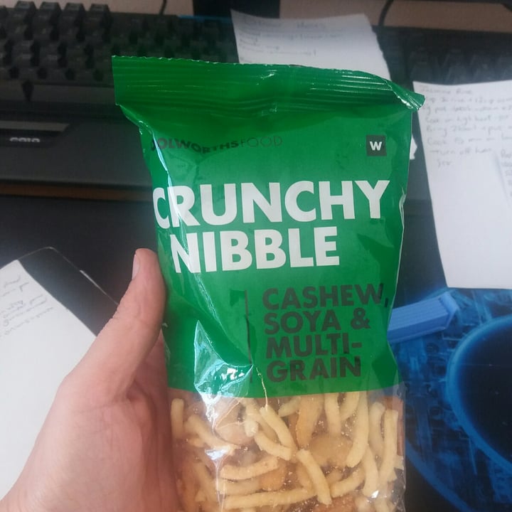 Woolworths Food Crunchy Nibble Cashew Soya & Multigrain Review | abillion