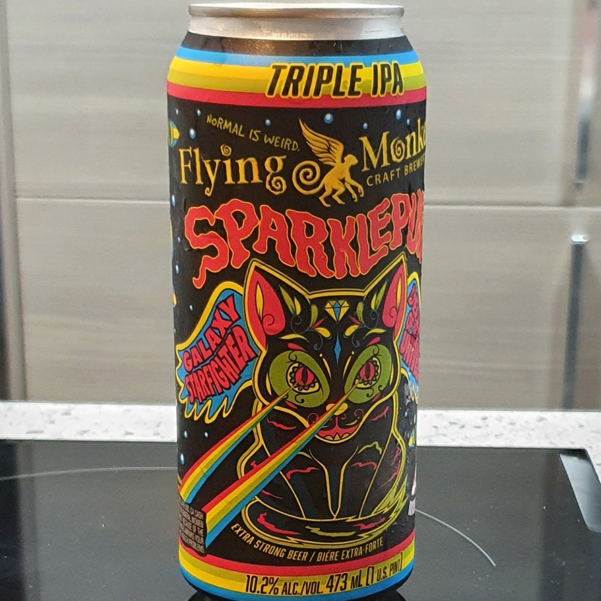 Sparklepuff Triple Ipa from Flying monkeys craft beer - Vegan Product ...