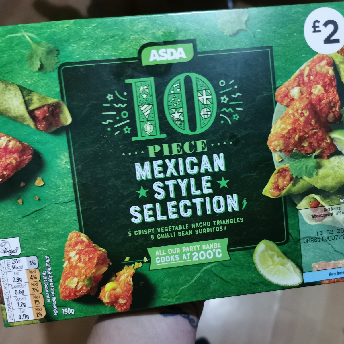 10 piece Mexican Style Selection from ASDA - Vegan Product Reviews ...