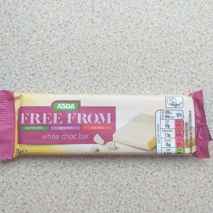 ASDA White choc bar Review | abillion