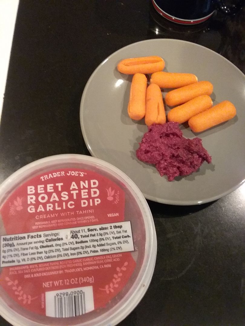 Trader Joe's Beet and Roasted Garlic Dip from Trader Joe's - Vegan ...