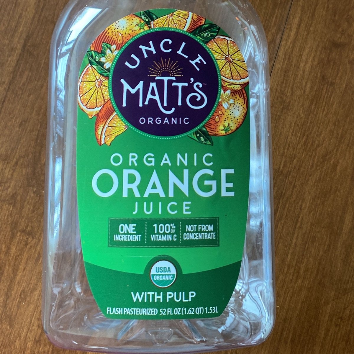 Organic Orange Juice with Pulp from Uncle Matt's Organic - Vegan ...