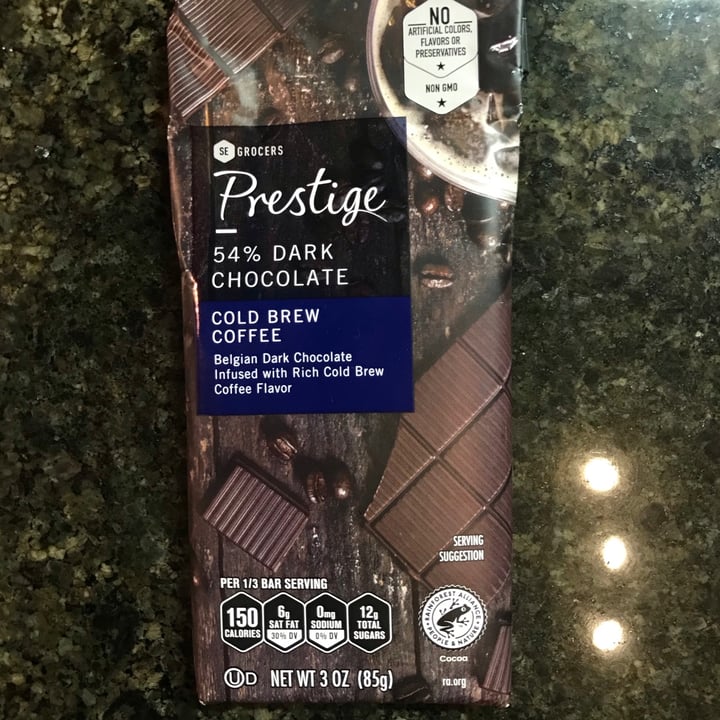 SE Grocers Prestige 54% Dark Chocolate Cold Brew Coffee Review | abillion