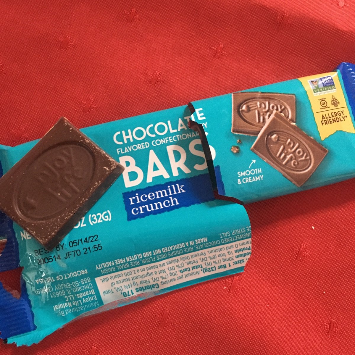 Enjoy Life Chocolate Ricemilk Bar Reviews Abillion