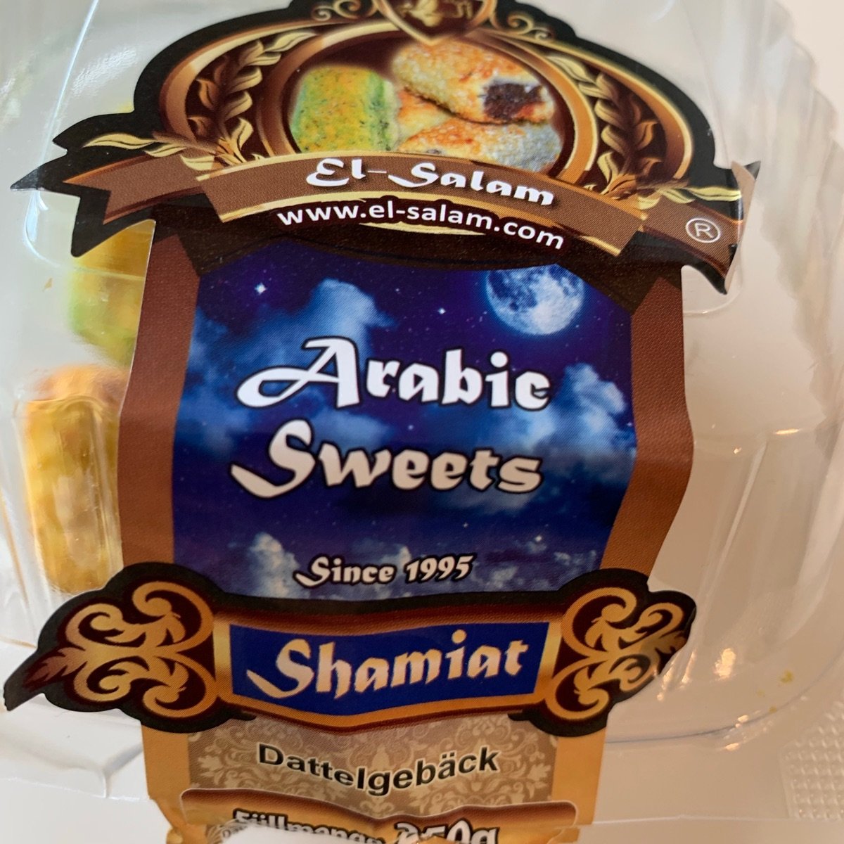 Arabic Sweets Shamiat Dattelgebäck from El-salam - Vegan Product ...