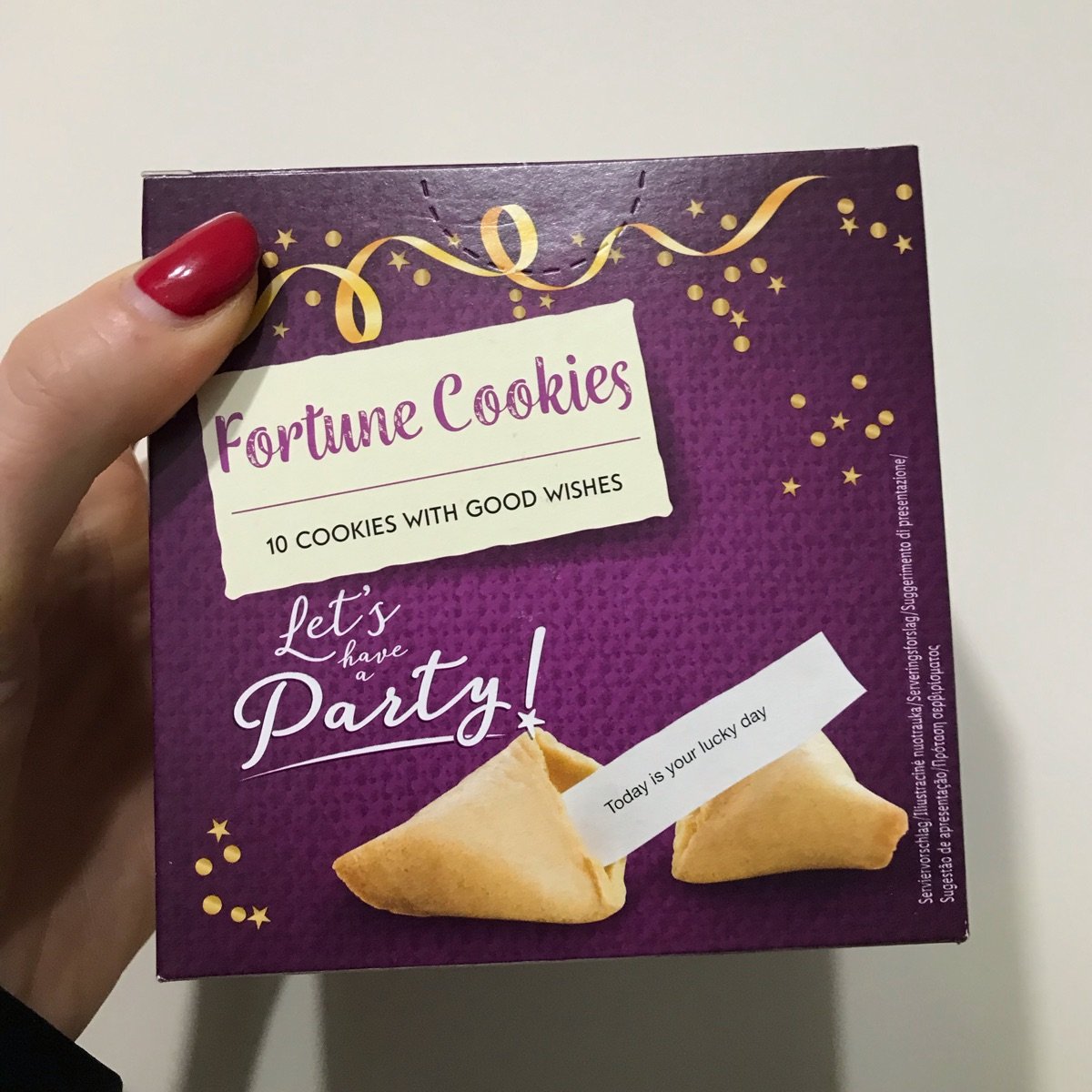 Fortune coockies from Let’s have a party - Vegan Product Reviews ...