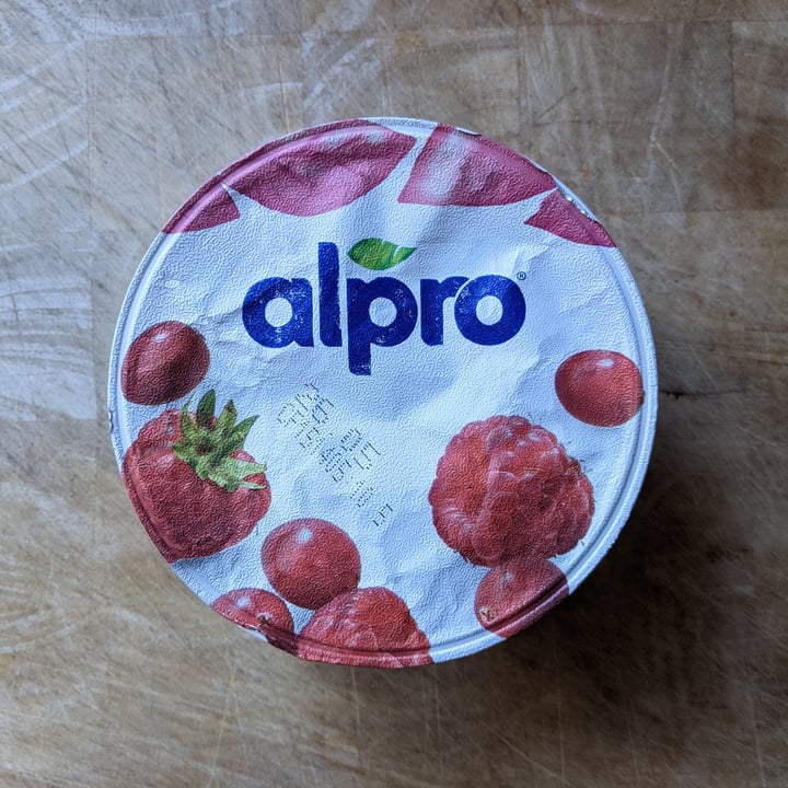 Alpro Single Pot Of Raspberry Cranberry Yogurt Review | abillion